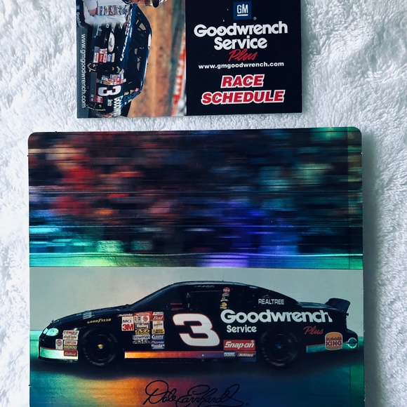 Other | Dale Earnhardt Holographic Lunch Box Sticker And Nascar Race ...